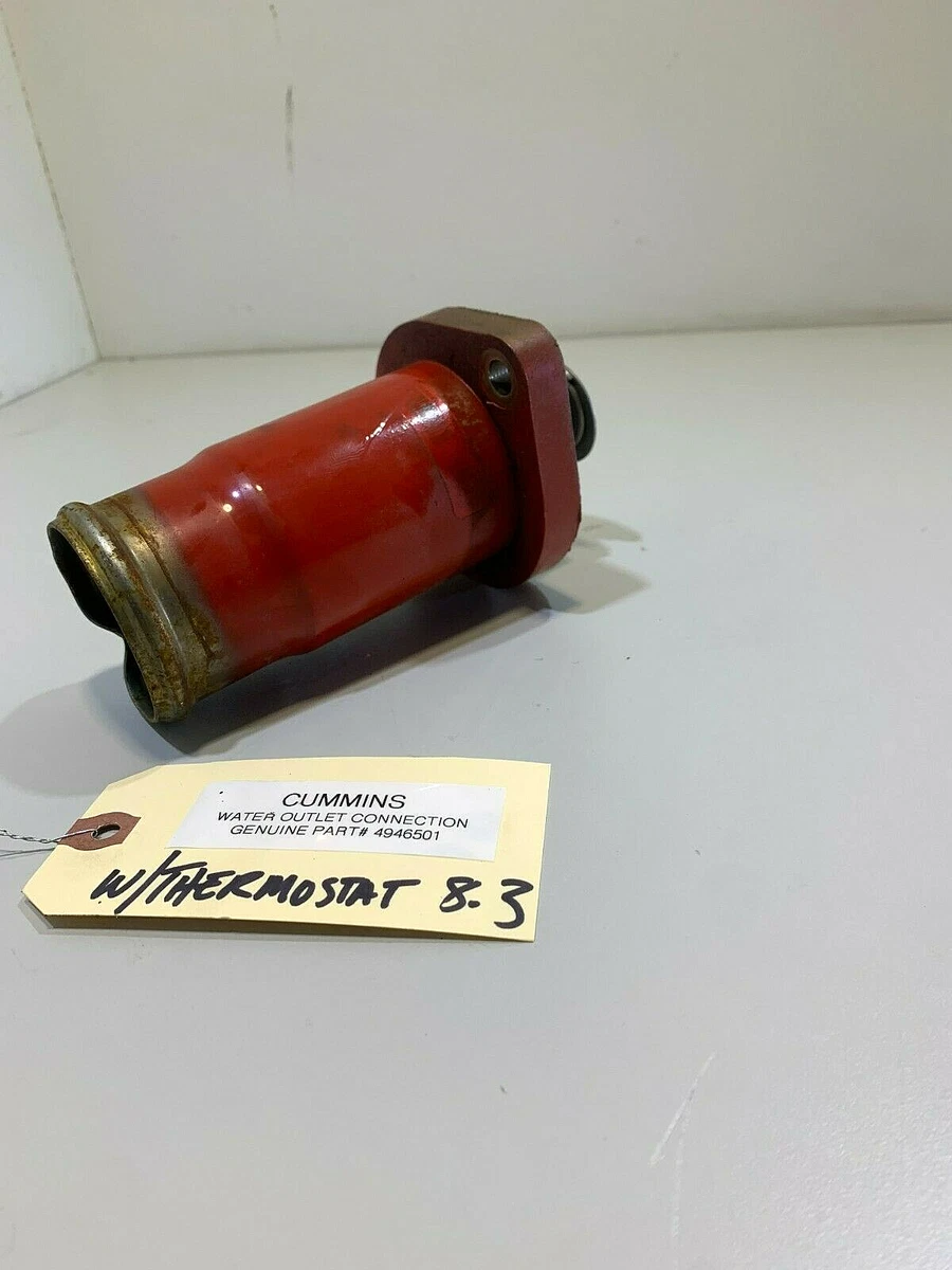 CUMMINS ISL DIESEL ENGINE WATER OUTLET CONNECTION W/, 58% OFF