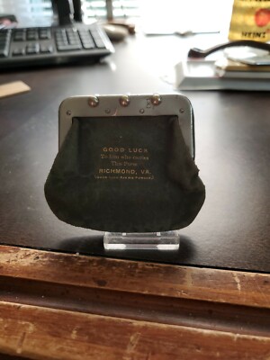 Rare 1900s Good luck Baking Powder Premium Purse Richmond Va | eBay