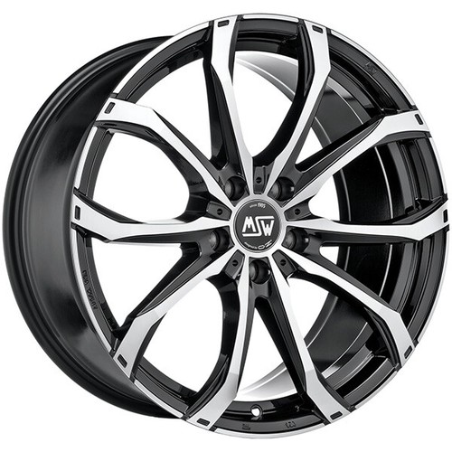 ALLOY WHEEL MSW MSW 48 FOR HYUNDAI I30 WAGON 8X19 5X114.3 GLOSS BLACK ...