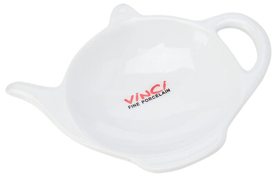 Porcelain Ceramic Tea Bag Rest Spoon Holder Teabag Tidy Tray Tableware ...