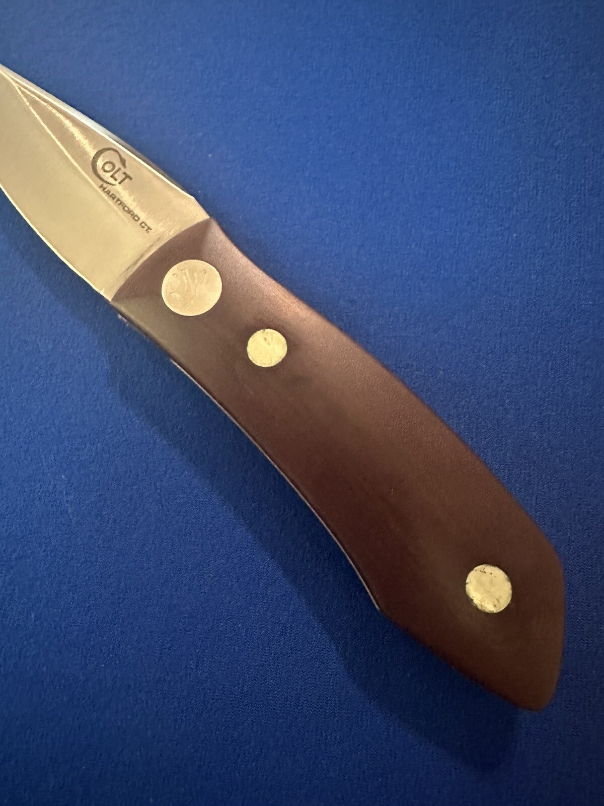 Vintage Colt Folding Knife~ Original Brown Box~ Original Sheath~SWEET ...