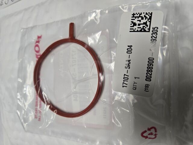 Genuine Honda Fuel Injection Throttle Body Mounting Gasket 17107-5AA ...
