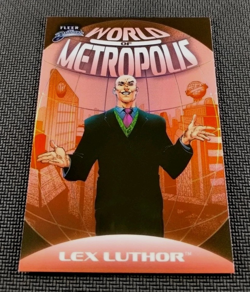 Lex Luthor 2025 Fleer Brilliants Superman World Of Metropolis ...