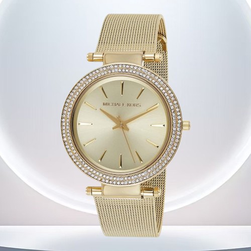 Neue Damenuhr Edelstahl Quarz Ø39mm Michael Kors MK3368 Goldes ...