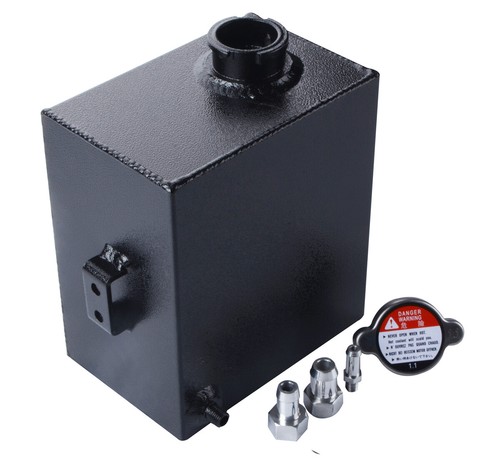 For GT Ford Nissan Aluminum Radiator Coolant Overflow Recovery Tank ...