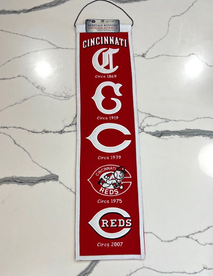 MLB Cincinnati Reds 8" x 32" Heritage Banner, New Winning Streak | eBay