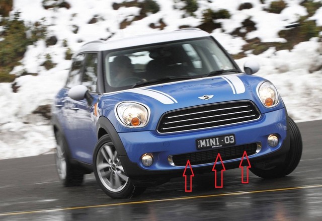 Genuine MINI R60 Countryman R61 Paceman Front Bumper Lower Grill ...