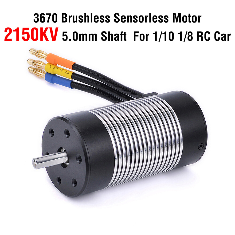 Rocket 3670 Brushless Sensorless Motor 3050KV 2650KV 1900KV for 1/8 1/ ...