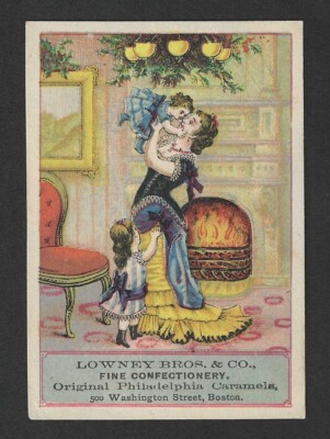1890s Lowney Bros Candy Trade Card - Original Philadelphia Caramels ...