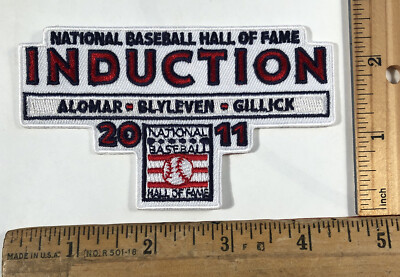 2011 MLB HOF Hall Of Fame Induction Patch Baseball Roberto Alomar Bert ...