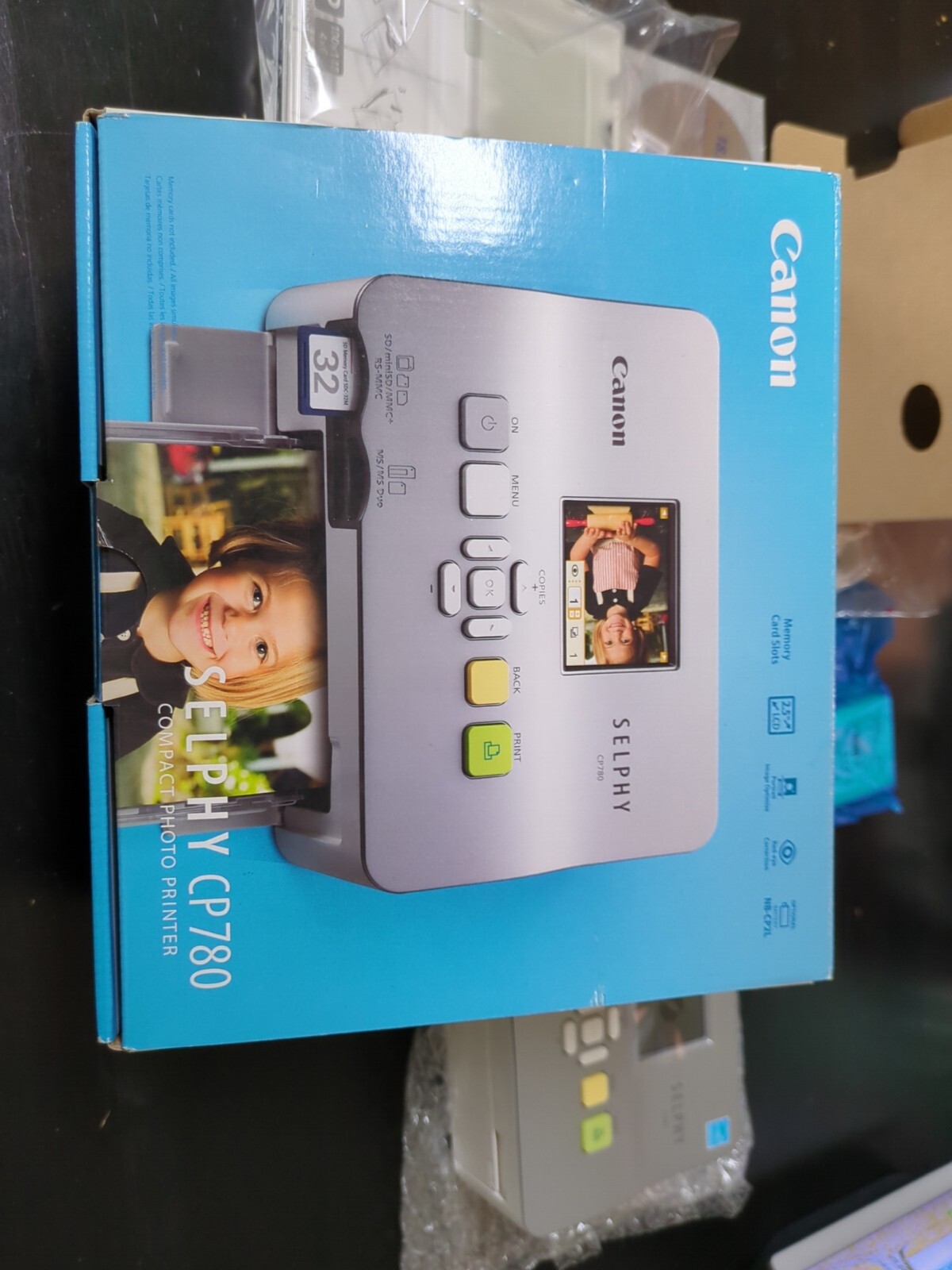 Canon SELPHY Cp780 Digital Compact Photo Thermal Printer Silver for ...