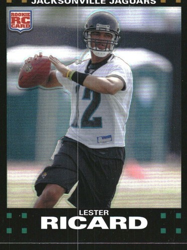 2007 Topps Chrome Refractors Jaguars Football Card #TC180 Lester Ricard ...
