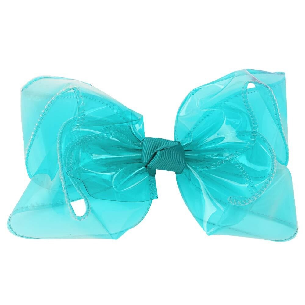 Fashion Jelly Bows Mini Swim Pool Hair Bows Headwear Hairclip Girls ...