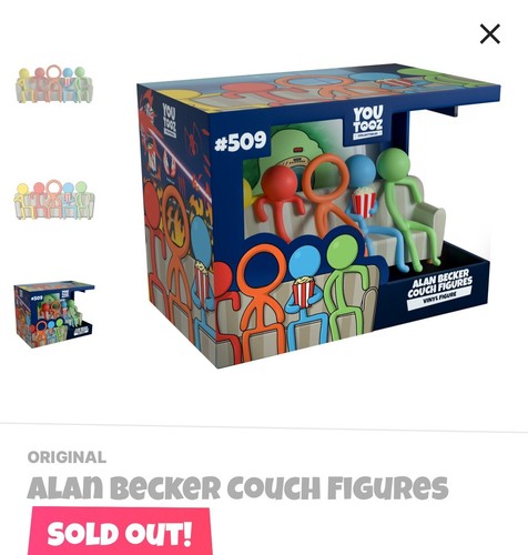 Youtooz * Alan Becker Couch Figures * BRAND NEW * Sold Out * In Hand | eBay