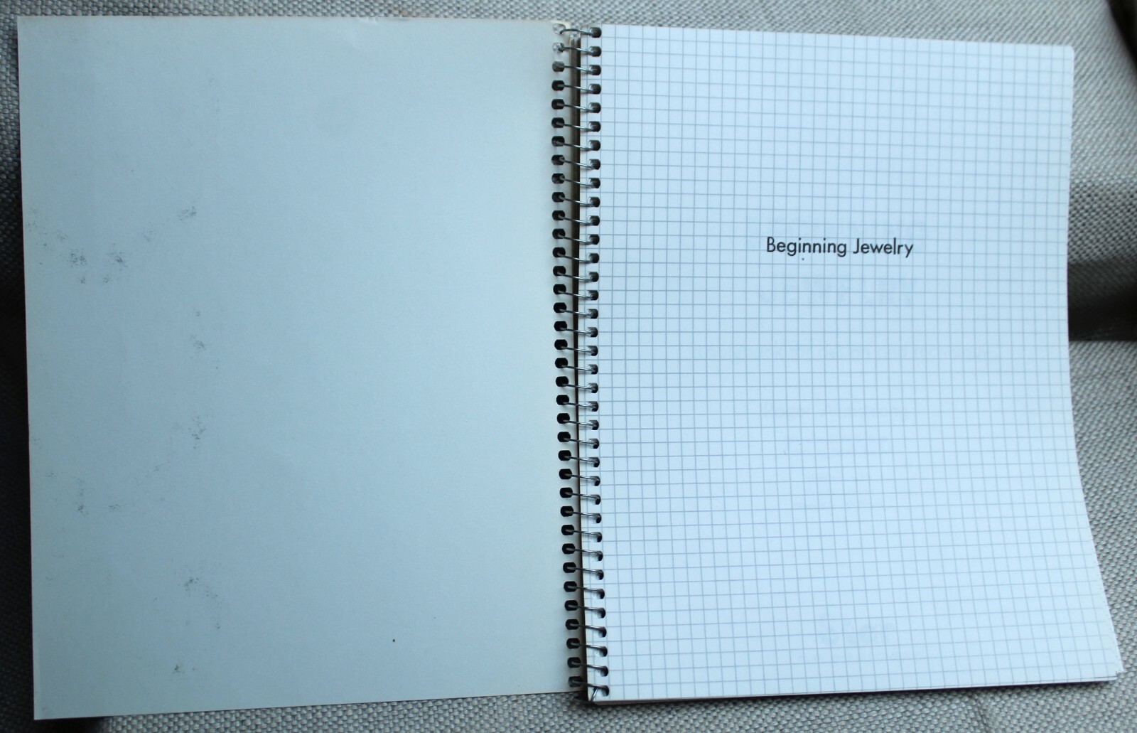 BEGINNING JEWELRY, NOTEBOOK FOR DESIGN & TECHNIQUE, ROGER ARMSTRONG ...