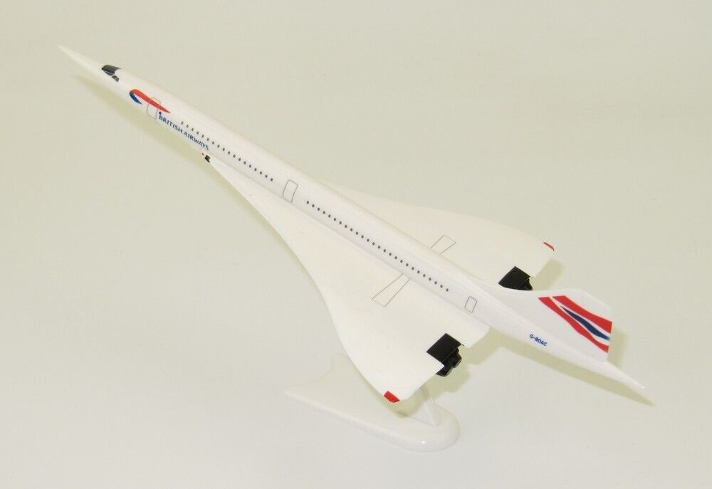 PPC 221737 1:250 Concorde British Airways G-BOAC Plastic Push-Fit with ...