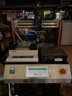 Sono-Tek ExactaCoat Lab tabletop Ultrasonic coating system XYZ motion ...