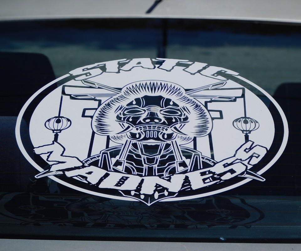 Static Madness Rear Window Decal Car Sticker Banner JDM Vinyl Graphic ...