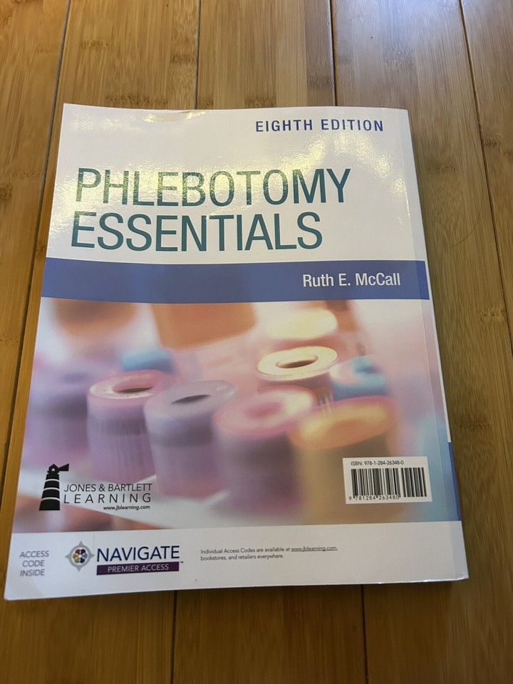 Phlebotomy Essentials 8th edition Ruth E. McCall | eBay