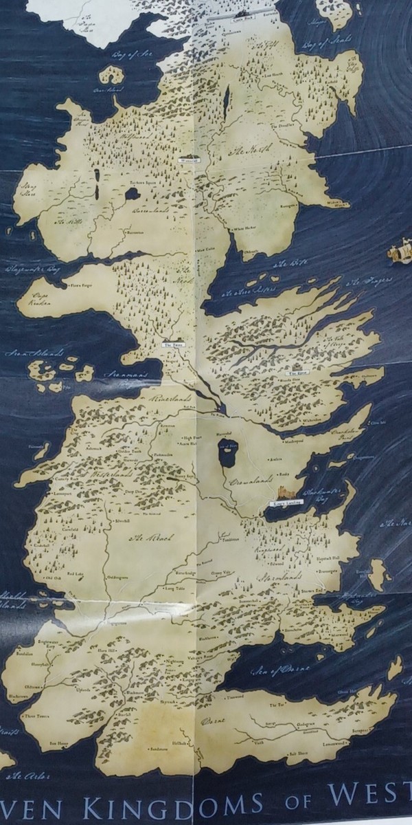 High Resolution Game Of Thrones World Map GoT Fan Recreates A