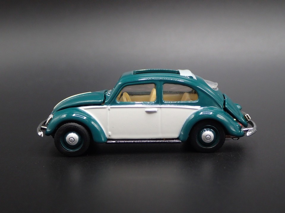 1953 53 VW VOLKSWAGEN BEETLE BUG OVAL GREEN 1:64 SCALE DIORAMA DIECAST ...