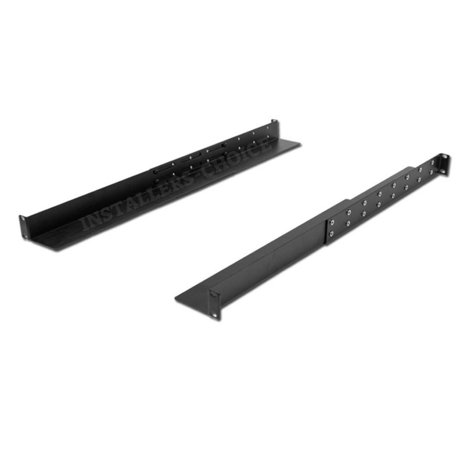 1U Adjustable Rack Mount Server Shelf Rails, 16.14" Deep, 6lb Capacity ...