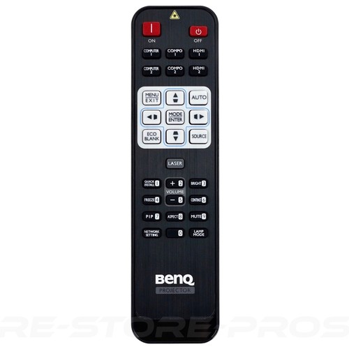 Genuine Benq 5J.JA606.001 RC01 Projector Remote Control w/ Laser [Black ...