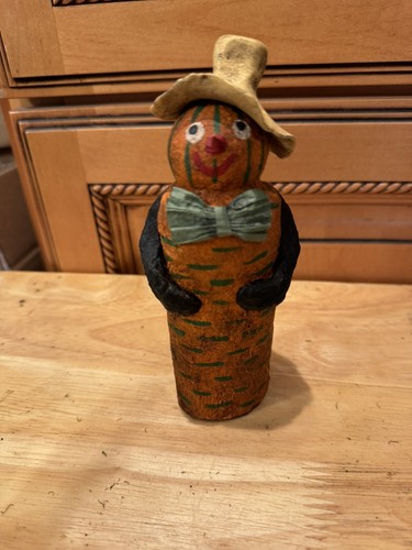 Vintage Halloween CAROLE WATTS VEGGIE JOL MAN GERMAN STYLE COMPO CANDY ...