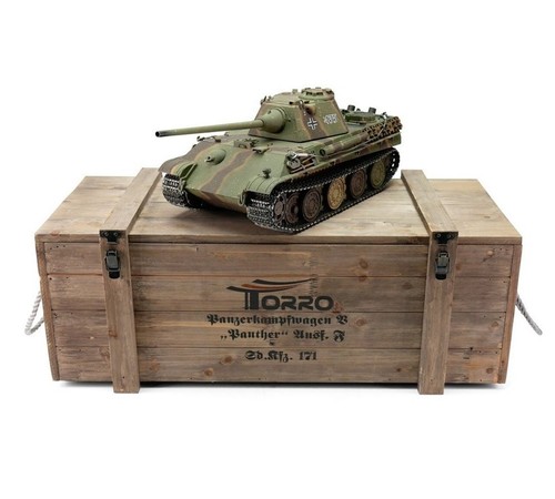 1/16 Torro German Panther F RC Tank 2.4GHz Airsoft Metal Edition PRO ...