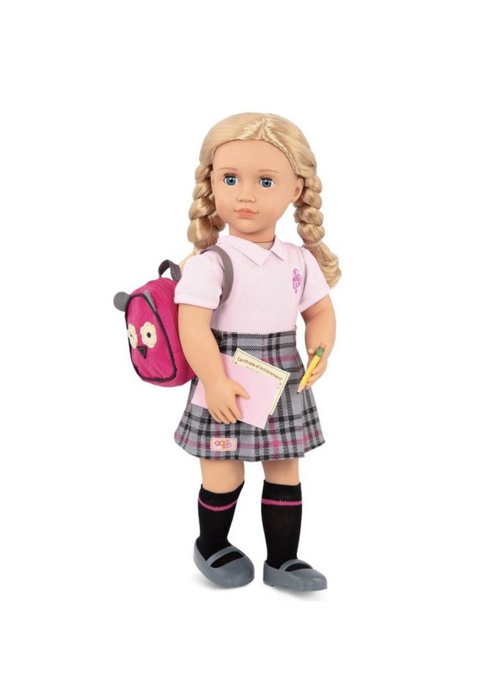 🇺🇸 Our Generation HALLY 18" Deluxe School Girl Doll with Book | eBay