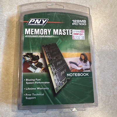 PNY - 128MB PC100 SoDIMM Notebook Memory Model:6416YESWMC SKU:3910129 ...