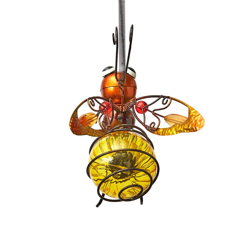 Solar LED Lighted Flying Bugs Garden Critters Dragonfly Bumble Bee or ...