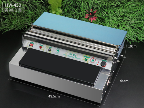 450mm Food Tray Wrapper Film Wrap Sealer Supermarket Fruit Packing ...