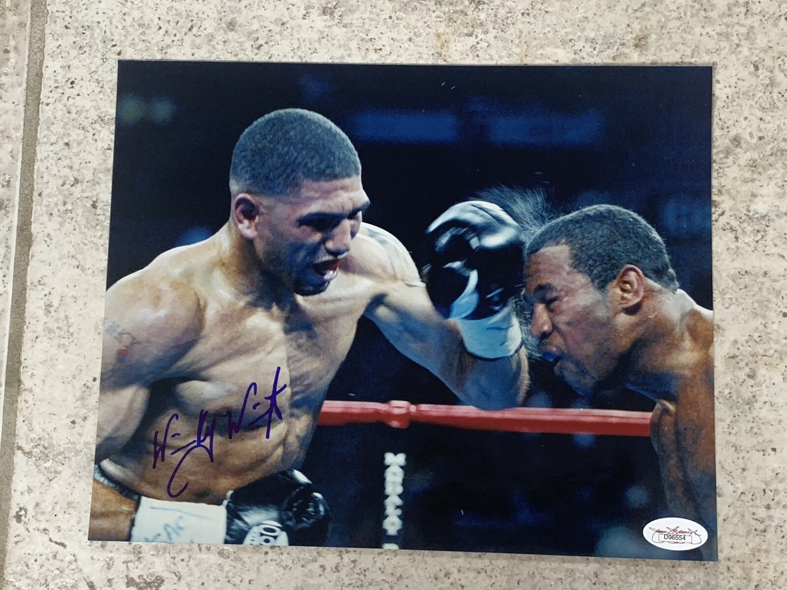 Ronald Winky Wright Signed 8x10 Boxing Photo JSA COA Scarce Full Name ...