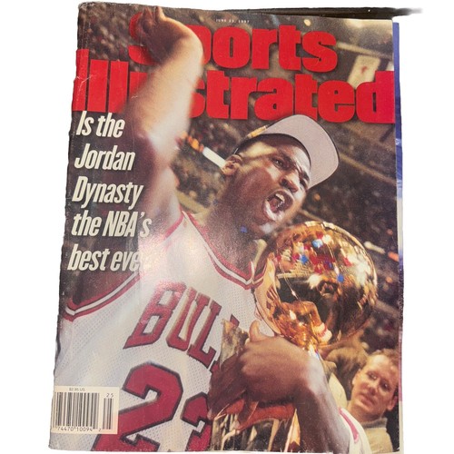 1997 RARE Sports Illustrated Michael Jordan Dynasty Magazine ...