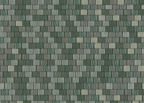 Large Grey Roof Tile Paper 43cm x 95cm Sheet Tumdee 1:12 Scale Dolls ...