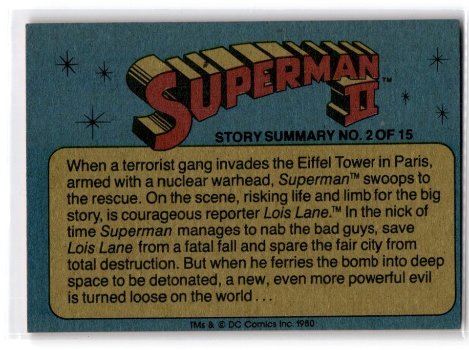 1980 Topps Superman II Villains Wreak Havoc #46 | eBay