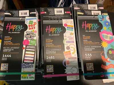 Happy Planner Sticker Books - New low price 🎈 | eBay