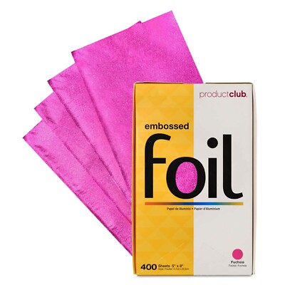 Product Club Embossed Foil 400 sheet 5X8, Fuchsia. Salon, Hair Color ...