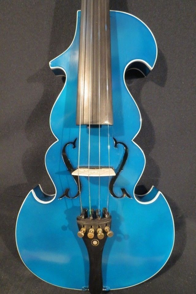 Blue color SONG Brand master 4/4 electric violin,solid wood,good sound ...
