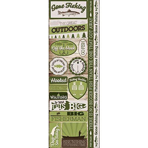 Fishing Signature Series Cardstock Combo Stickers | eBay