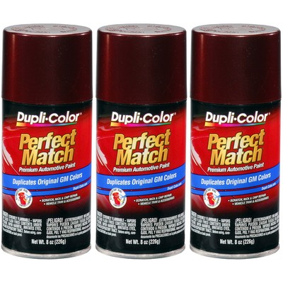 Duplicolor BGM0532 (3-Pack), Aerosol Paint for GM 76 WA9154, Dark ...