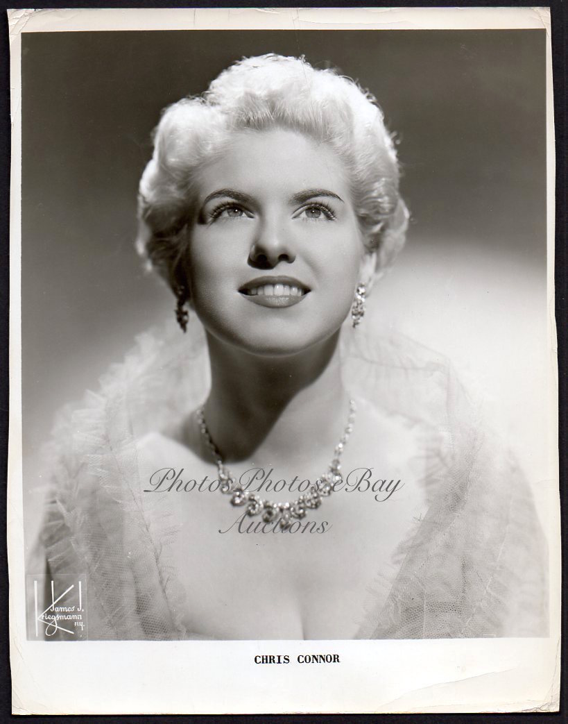 CHRIS CONNOR Jazz Singer w. Claude Thornhill Stan Kenton solo albums ...