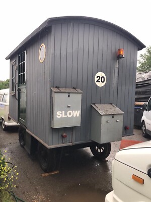 Shepherds Hut Steam Engine Trailer Gypsy Caravan. Garden Office. Air B ...