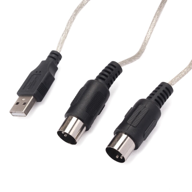 Piano to PC Laptop Music Studio Cable Adapter Cord for Keyboard Piano ...