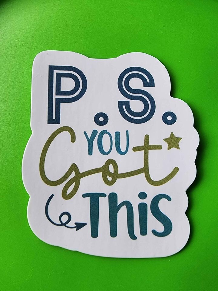 Trendy easy peel vinyl sticker for tumbler, water bottle, laptop, books ...