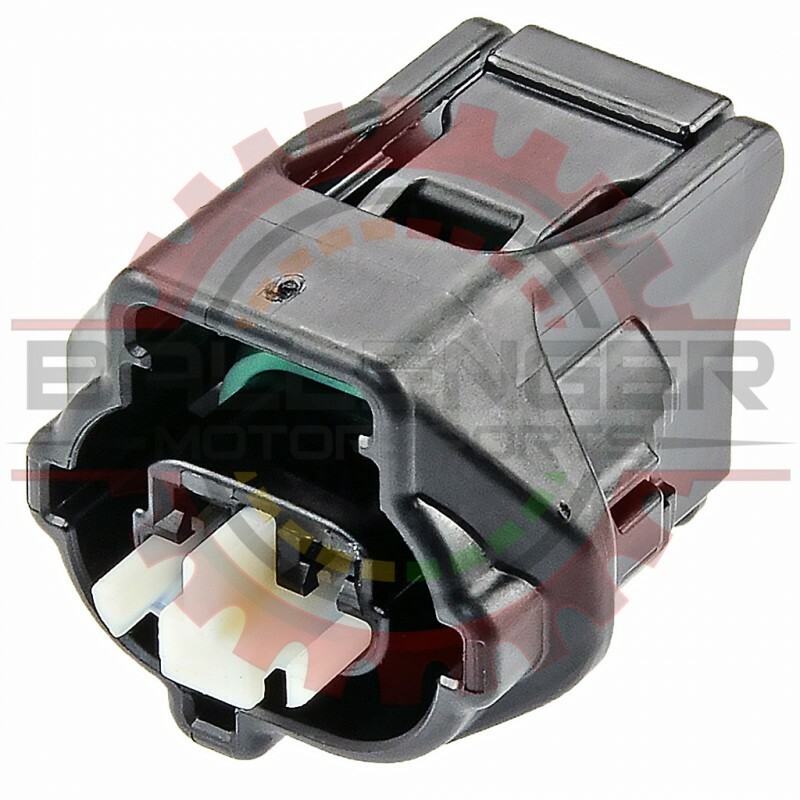 2 Way Plug Connector Black - For Many Subaru & Toyota Applications ...