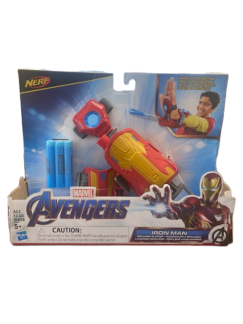 Avengers Marvel Iron Man Blast Repulsor Gauntlet with Nerf Darts | eBay