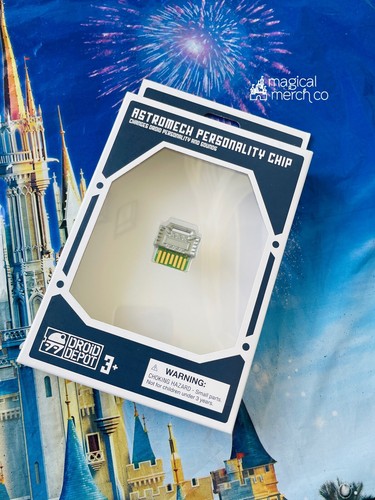Disney Galaxy’s Edge Star Wars Droid Depot Personality Chip Gray Silver ...