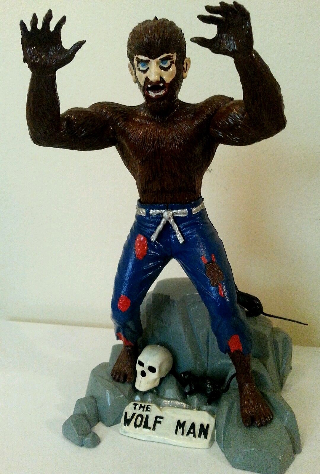 1962 Aurora The WOLFMAN Monster MODEL Kit VINTAGE Original UNIVERSAL ...